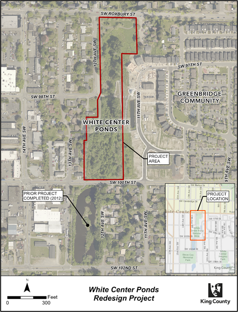 White Center Ponds Redesign Project - King County, Washington