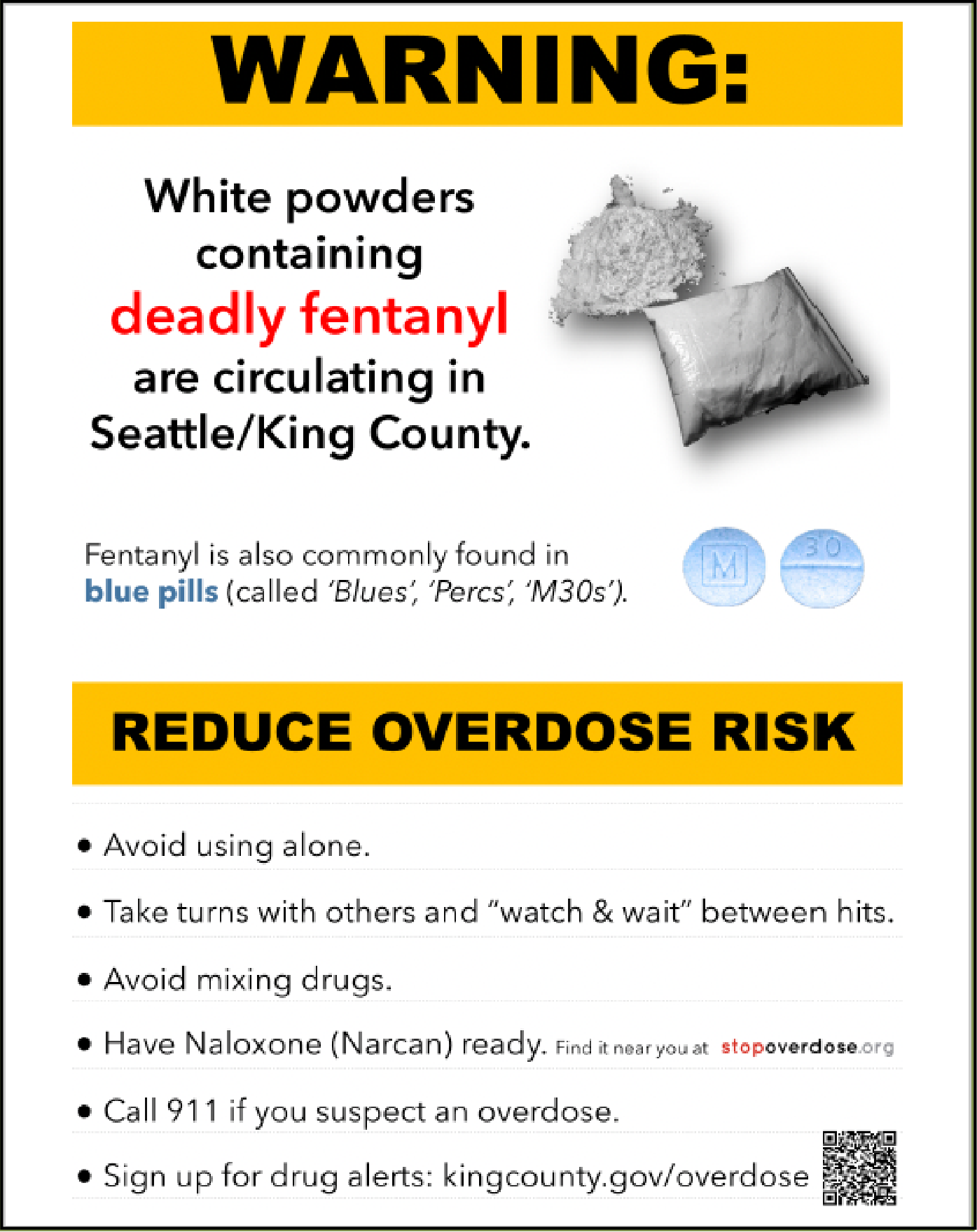 Order materials and supplies - King County, Washington