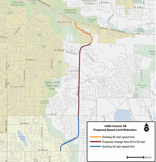 Speed Limit Assessment Projects - King County, Washington