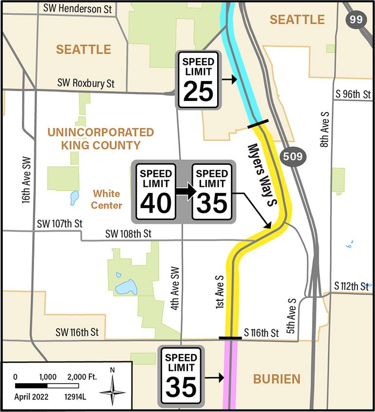 Speed Limit Assessment Projects - King County, Washington