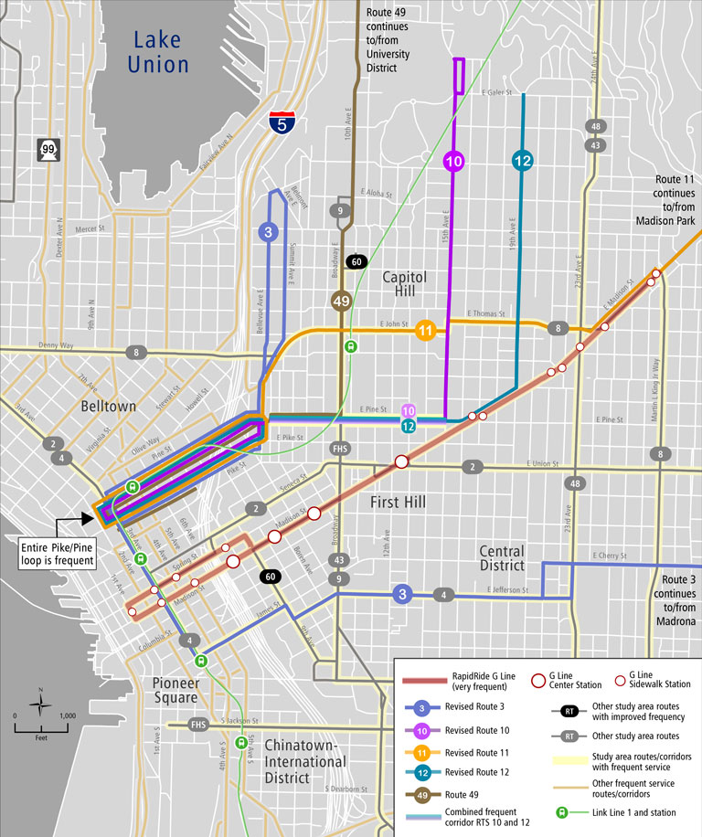 RapidRide G Line and Madison Street area bus changes - King County ...