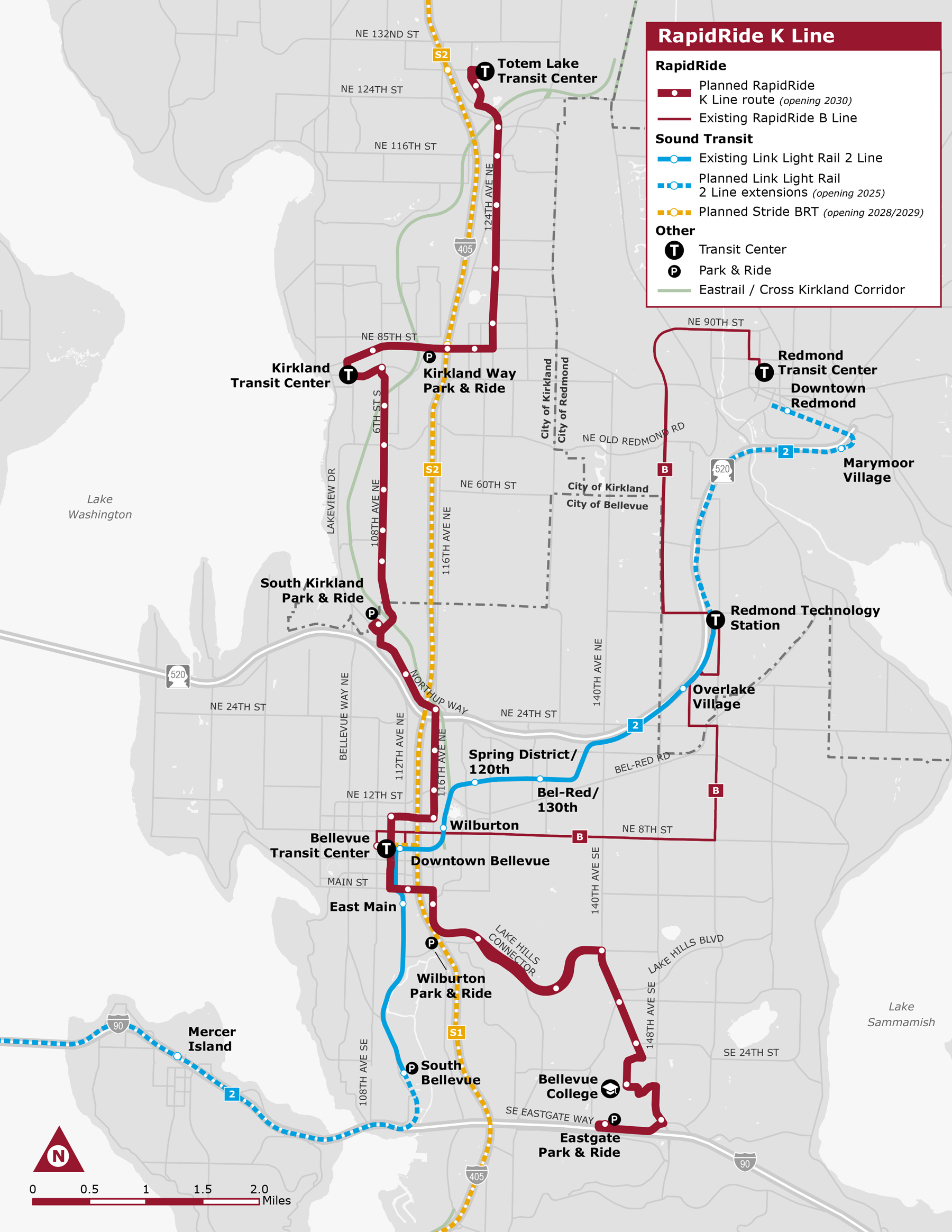 RapidRide K Line - King County, Washington