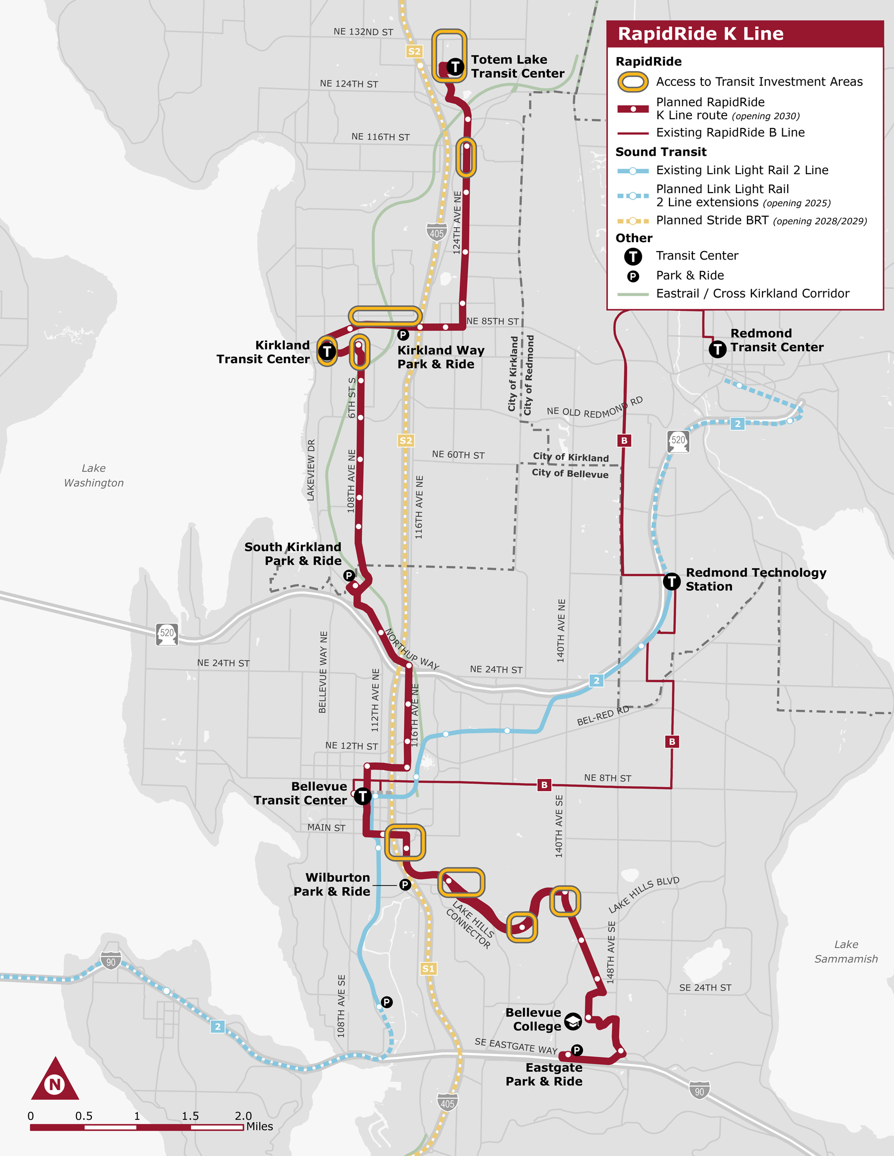 RapidRide K Line - King County, Washington