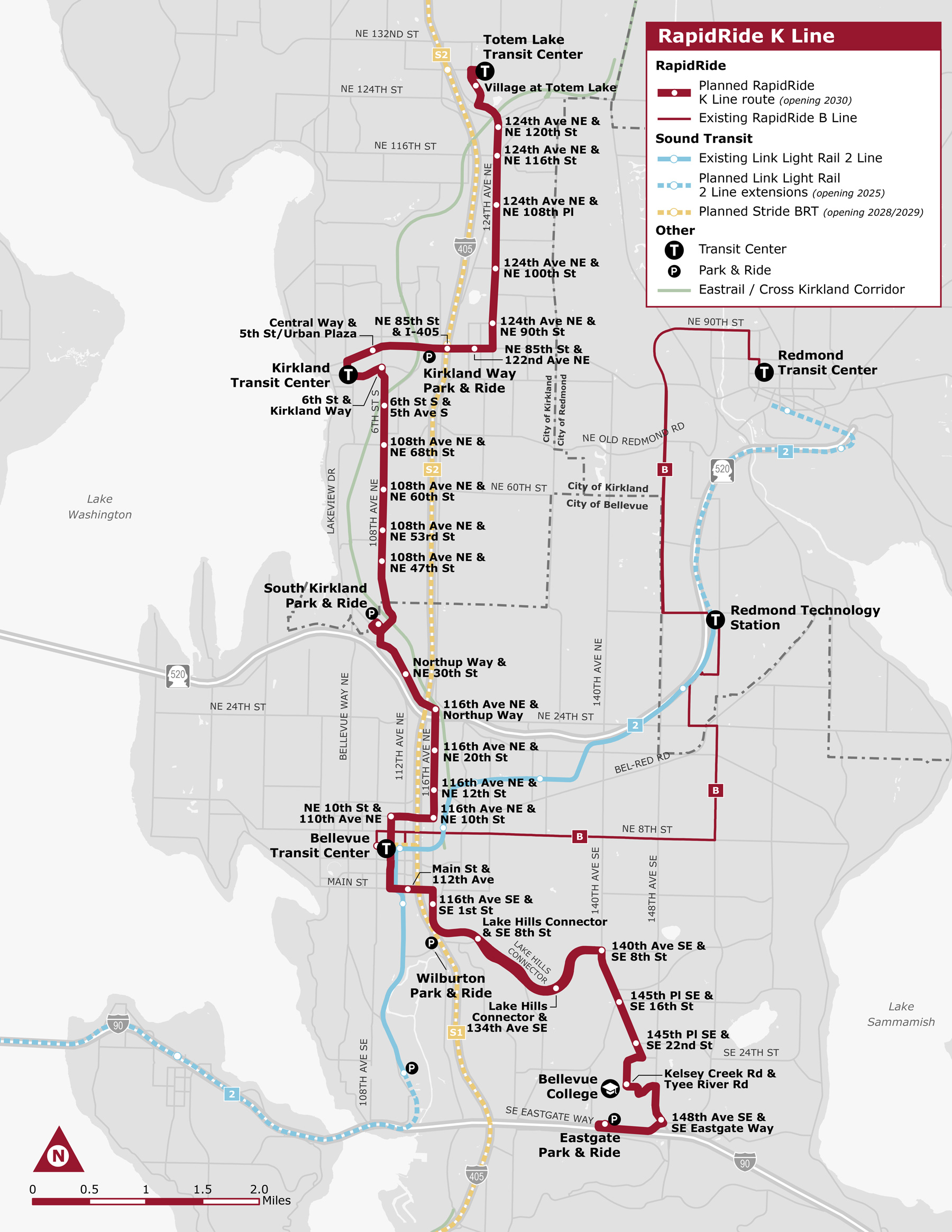 RapidRide K Line - King County, Washington