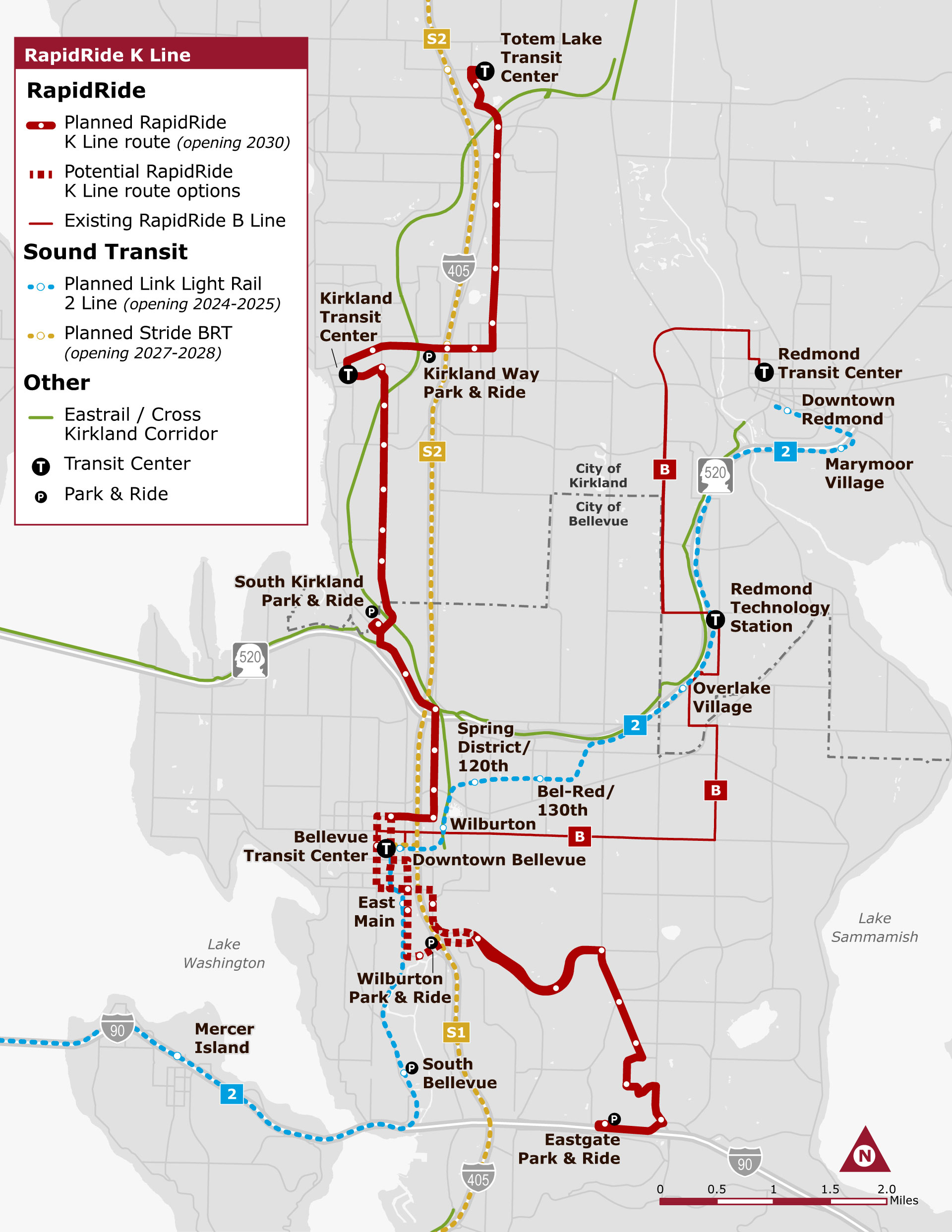 RapidRide K Line - King County, Washington